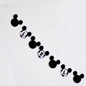 Mickey Mouse Birthday Banner, Mickey Mouse Banner, Mickey Mouse Garland ...
