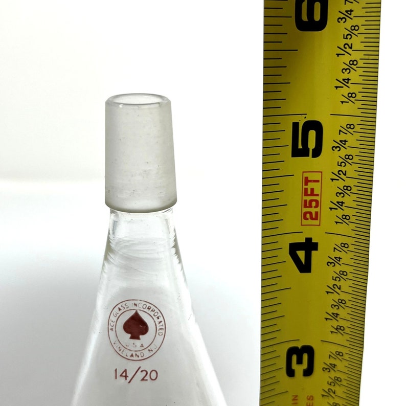 Ace Glass Cow Type Distillation Receiver Adapter No Hooks 14/20 Joints ...