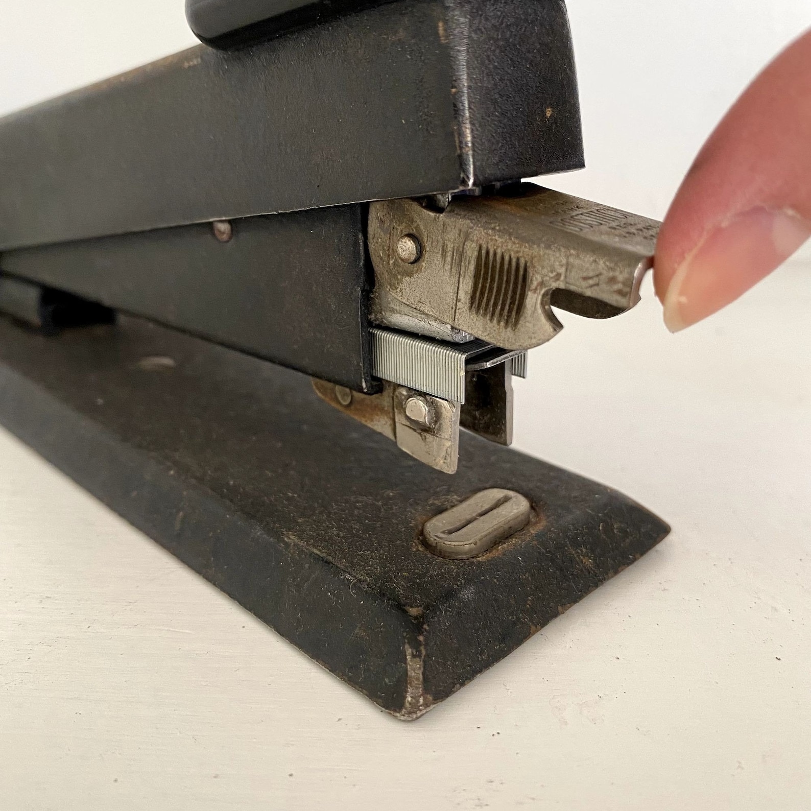 Vintage Retro 1940s Bostitch Model B5 Heavy Duty Steel Stapler Black ...
