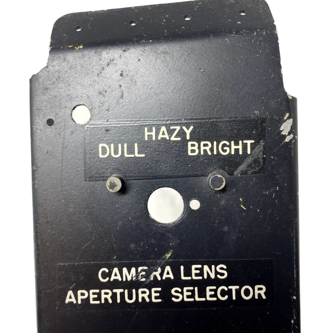 Vintage USAF Aircraft Camera Lens Dull Bright Aperture Selector Part ...
