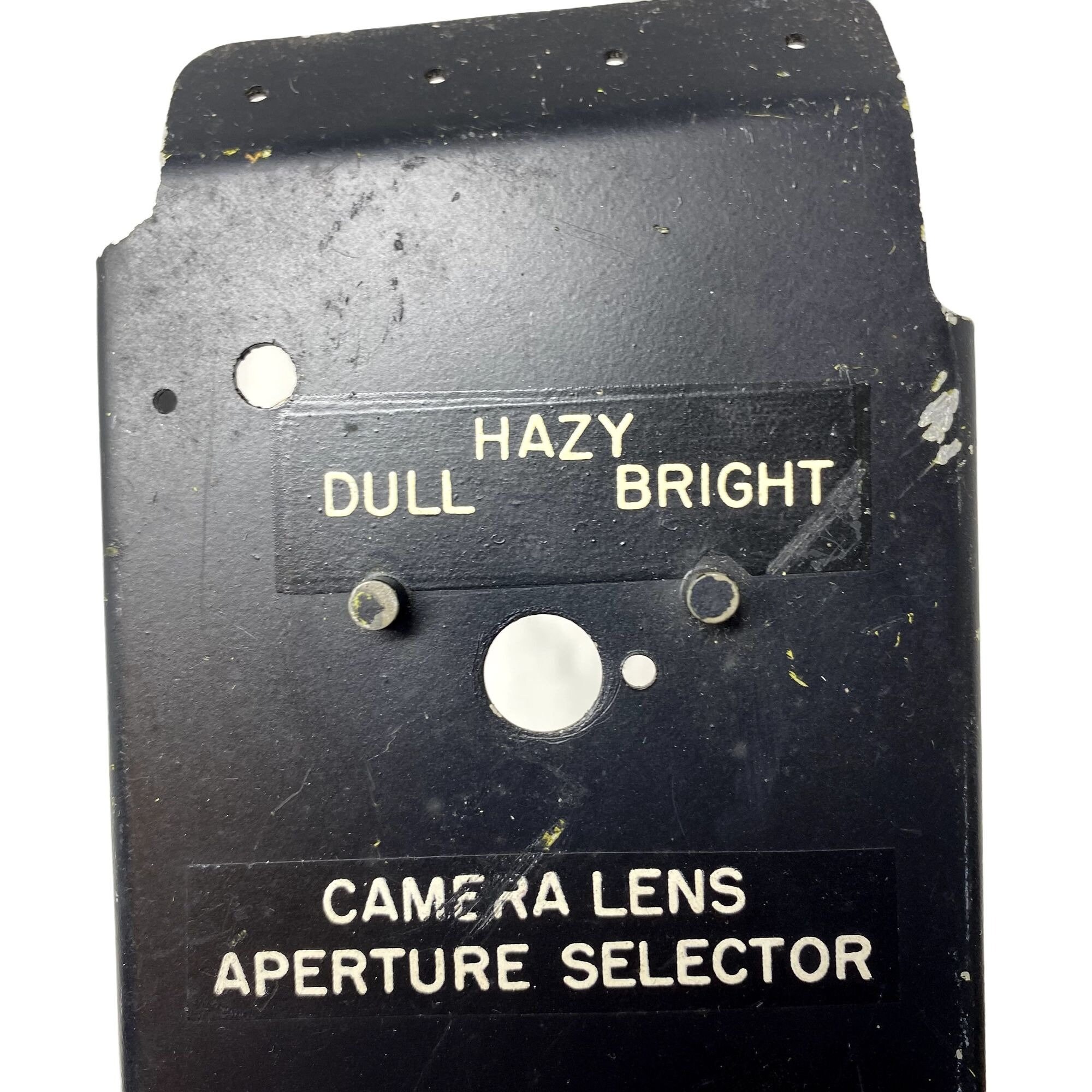 Vintage USAF Aircraft Camera Lens Dull Bright Aperture Selector Part ...