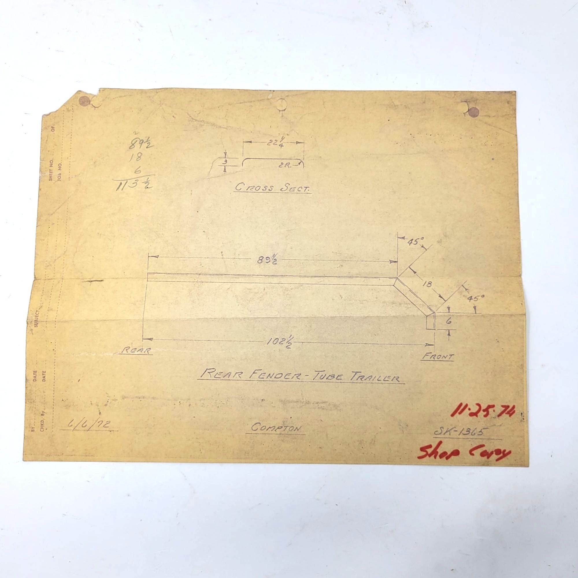 Vintage Blueprints Lot of 15 Portersville Equipment Company Allied ...