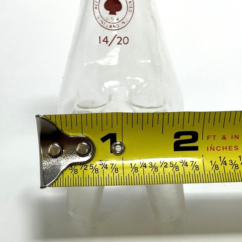 Ace Glass Cow Type Distillation Receiver Adapter No Hooks 14/20 Joints ...