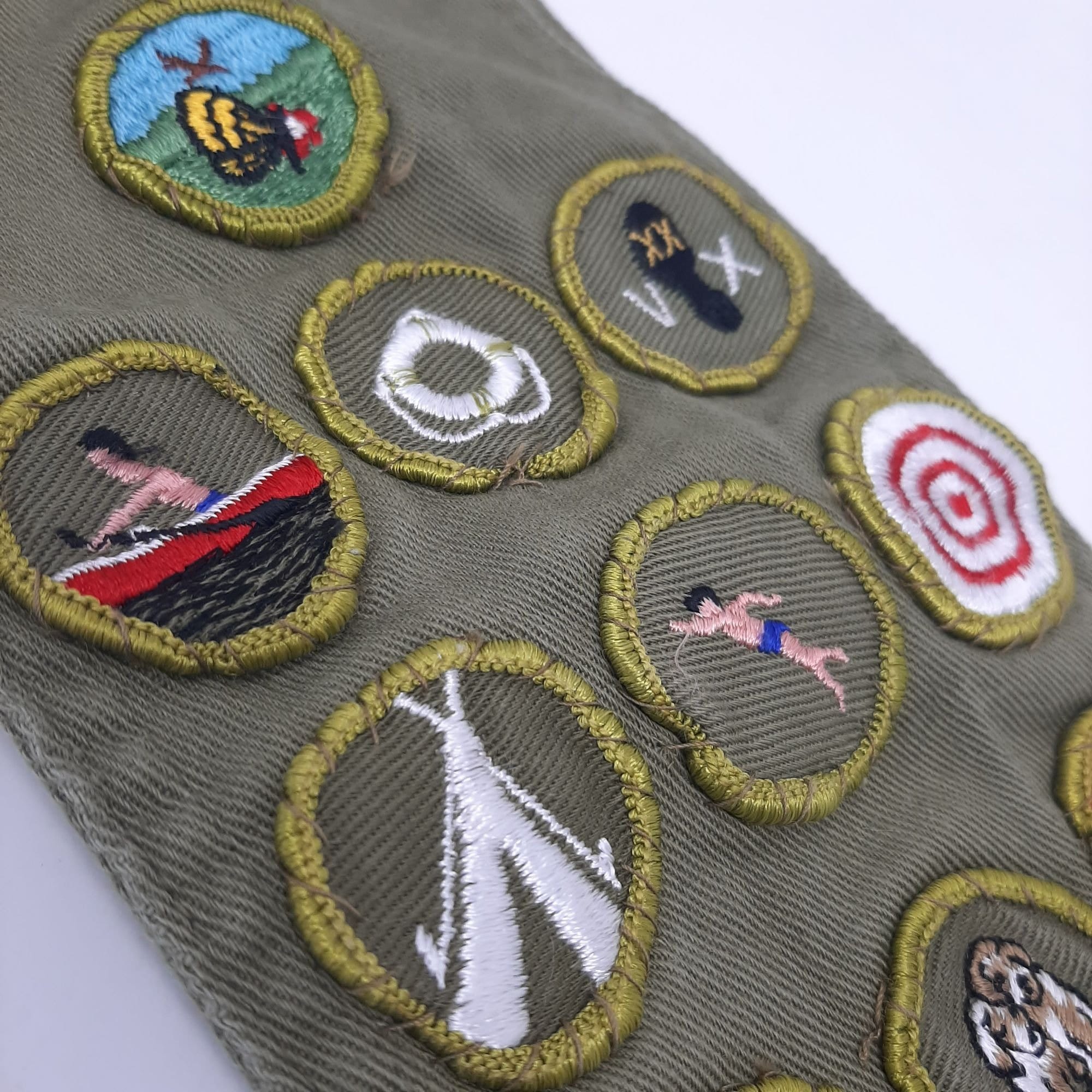 Vintage Boy Scouts Sash 1960s 13 Merit Badges Hiking Canoe - Etsy