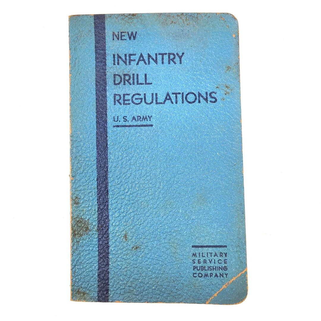 Vintage WWII Army Infantry Drill Regulations 1939 US Military ...