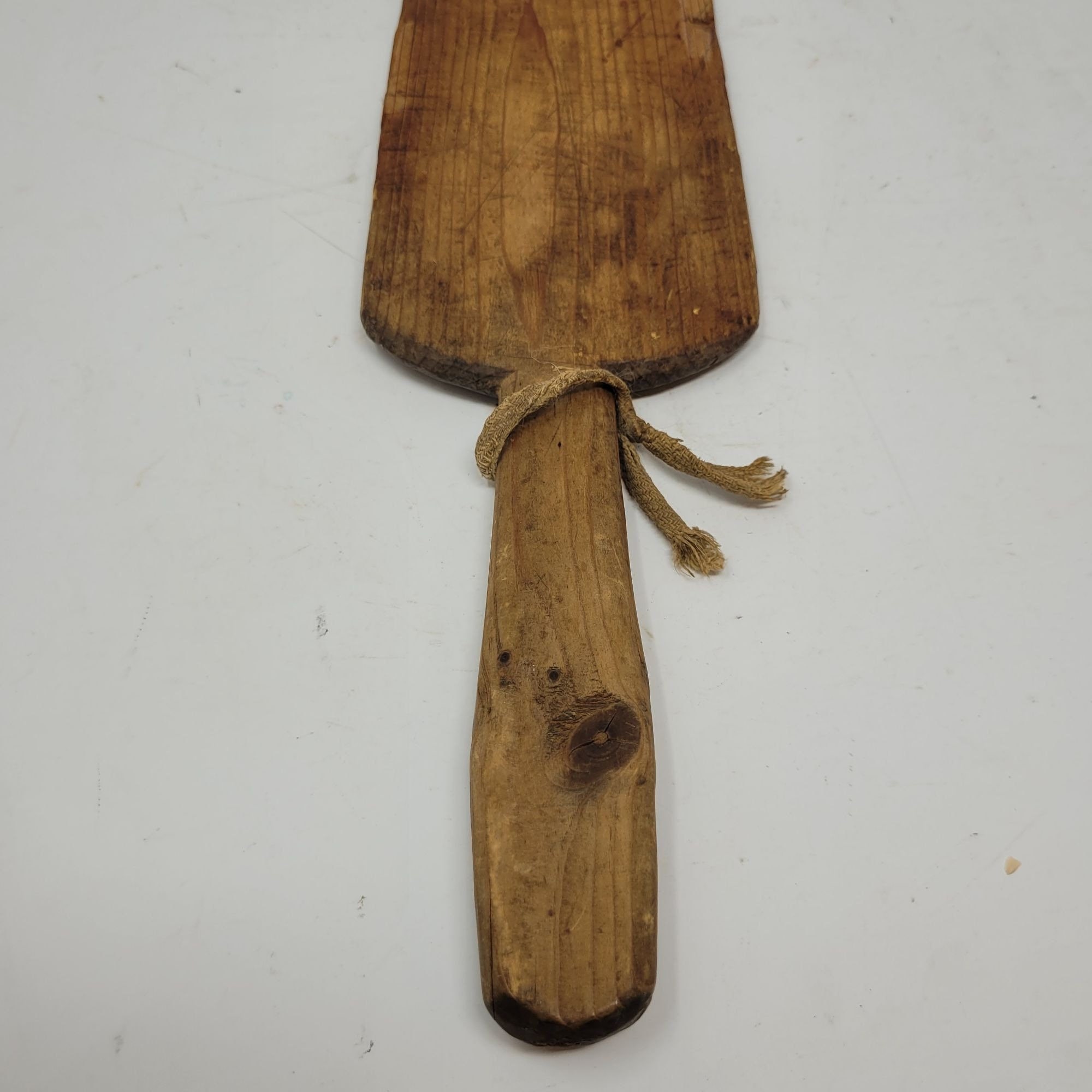 Vintage Swedish Wooden Lefse Turner Paddle Primitive Scandinavian ...