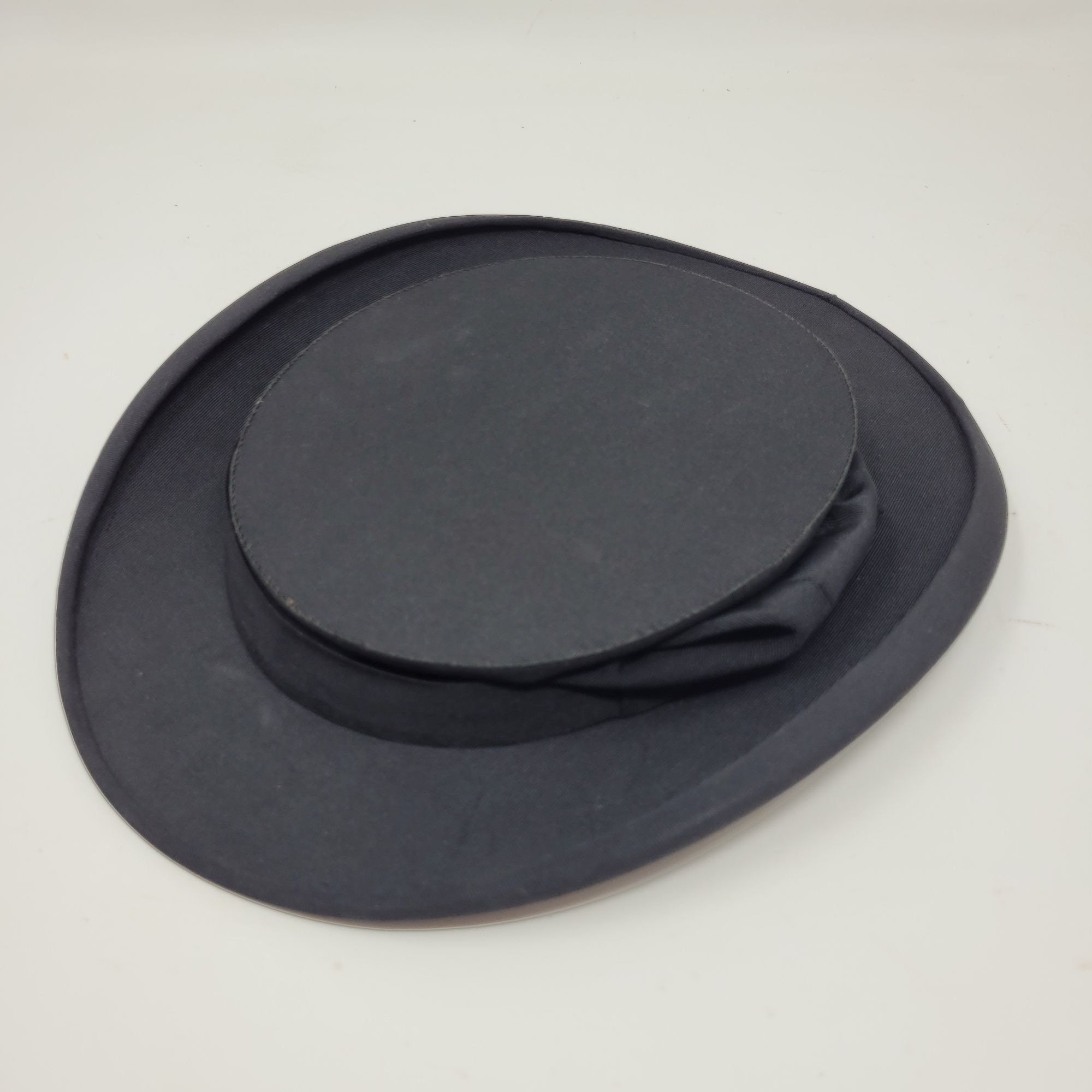 Antique Knox Black Silk Collapsible Top Hat Original Box Kaufmann's ...