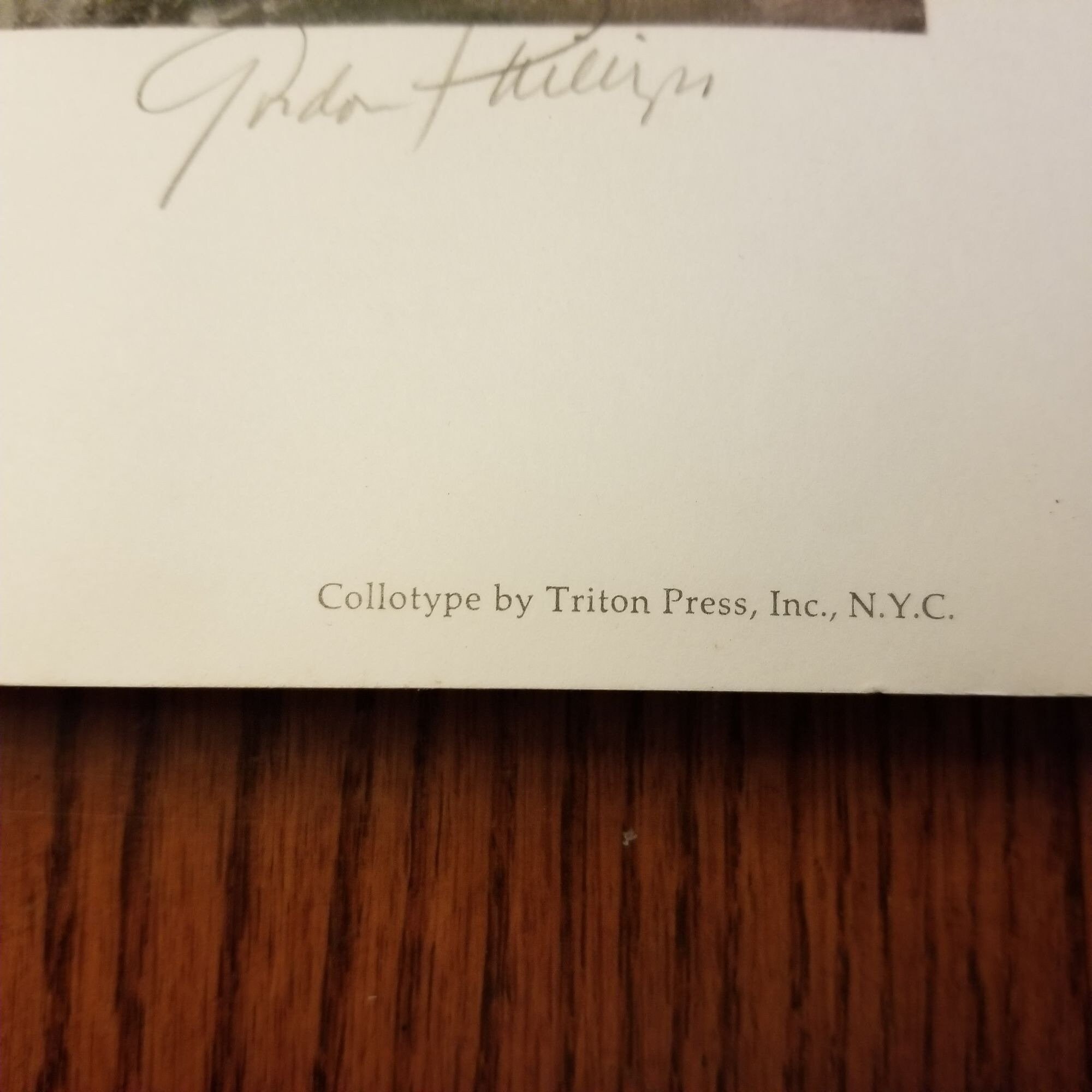 Gordon Phillips ready to Run Numbered Signed Collotype Print Limited 54 ...