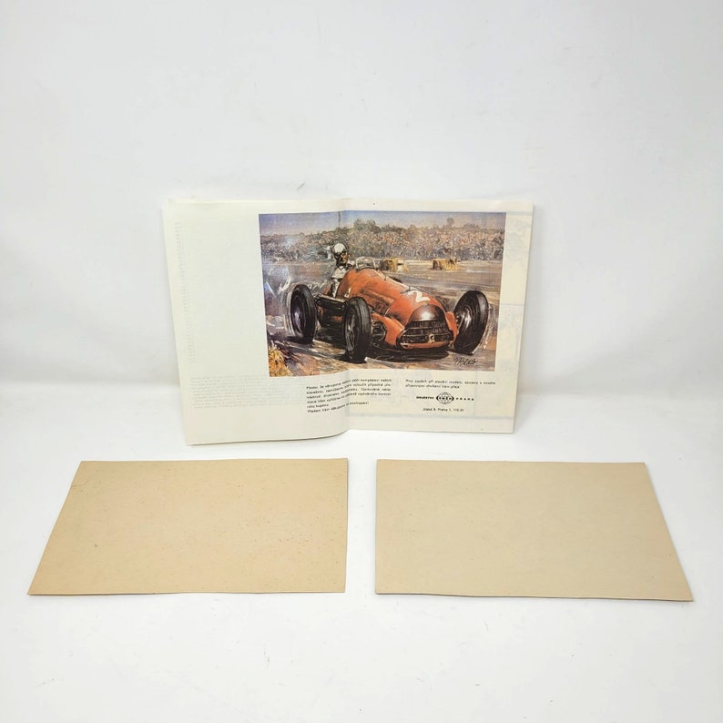 Vintage Vladimir Bidlo Racing Cars Pictures Alfa Romeo Typ 158 159 ...