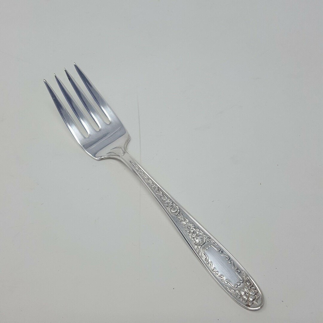 Vintage 1935 Art Deco Silverplate Nat'l Silver Monarch Plate Mildred ...