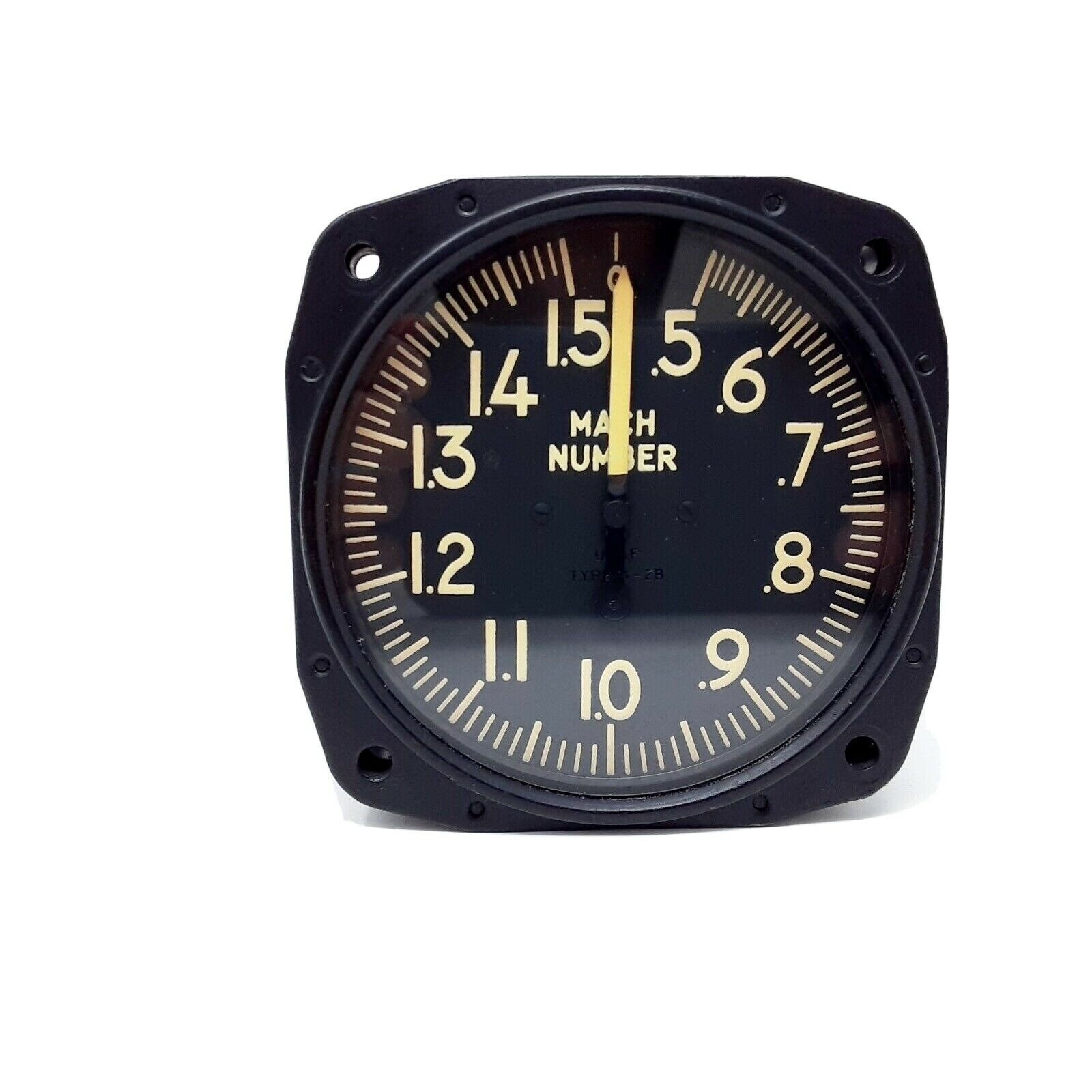 Kollsman Mach Speed Indicator MACHMETER Type A-2 F-86 Korean War NATO ...