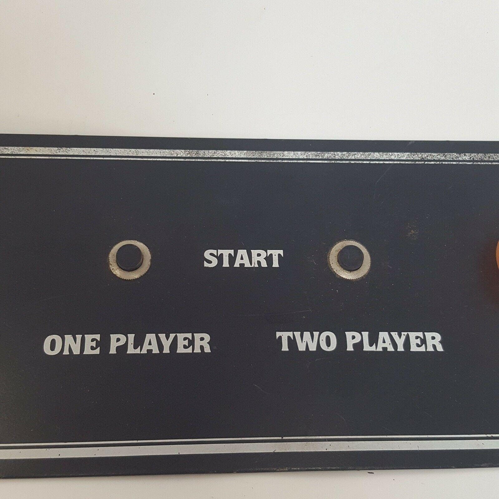 Arcade Control Panel Overlay Vintage Metal Pinball Fire Button Gaming ...