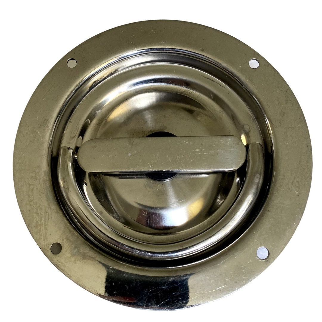 Vintage Hansen Large Stainless Steel Flush-mounted Non-locking D-ring ...