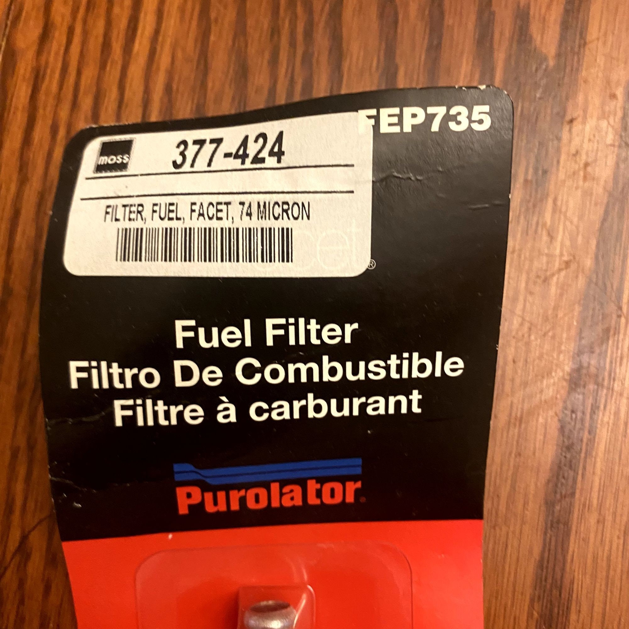 Vintage NOS Genuine Land Rover Purolator Facet 74 Micron Fuel Filter ...