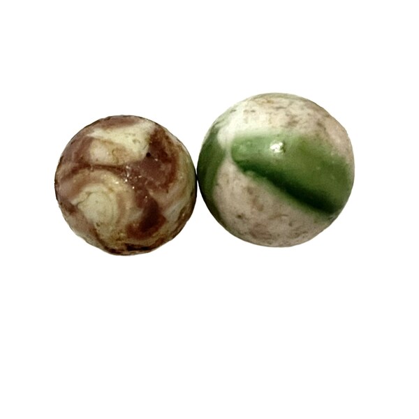 Antique Slag Marbles - Etsy