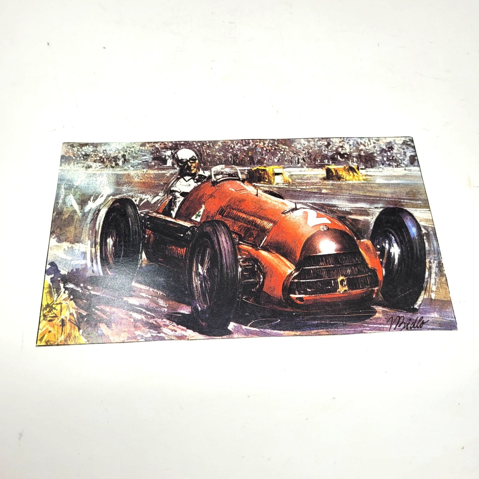 Vintage Vladimir Bidlo Racing Cars Pictures Alfa Romeo Typ 158 159 ...