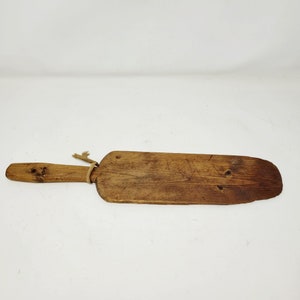 Vintage Swedish Wooden Lefse Turner Paddle Primitive Scandinavian ...