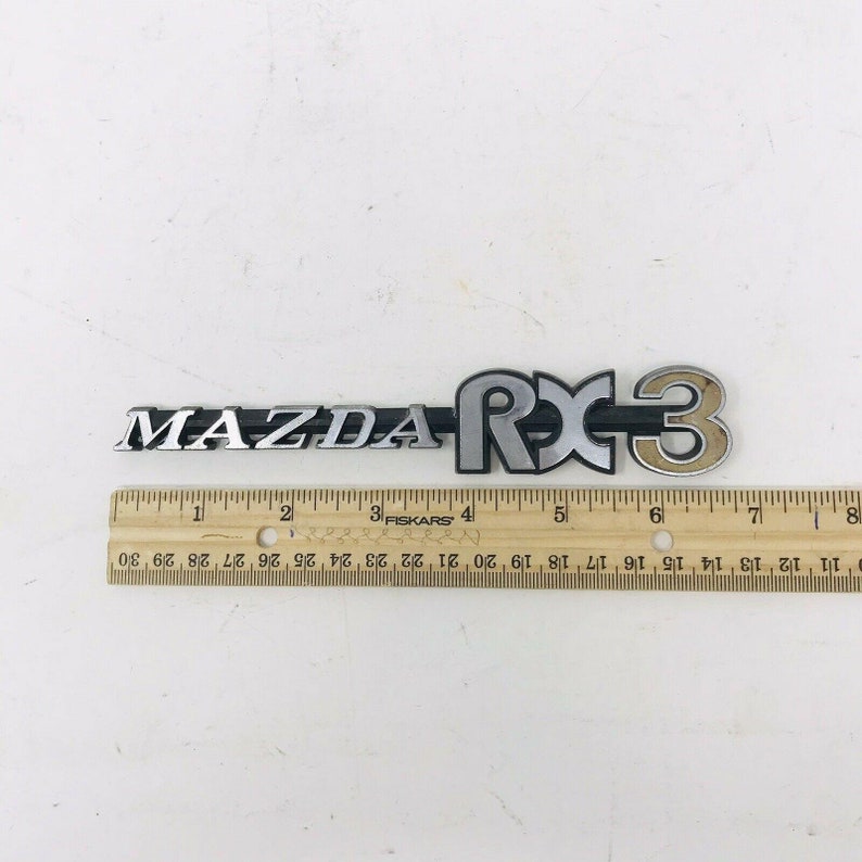Vintage 1970'S Original MAZDA RX-3 Fender Emblem Badge Rotary Engine - Etsy