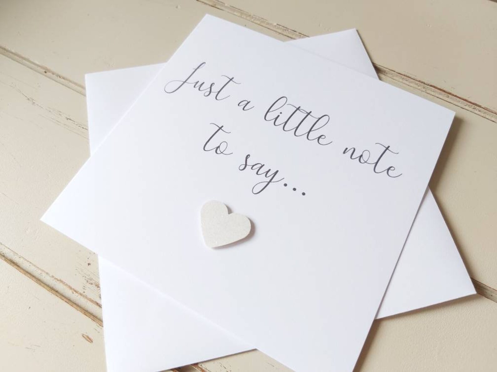 Just a Little Note to Say... Card. Say It With a Card. Thank - Etsy UK
