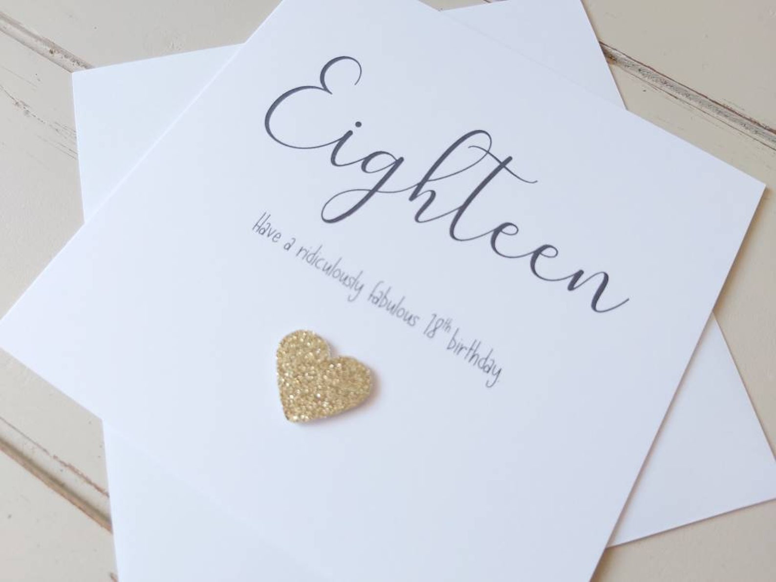 18th Birthday Card for Him or Her. Eighteen Milestone Card. - Etsy UK