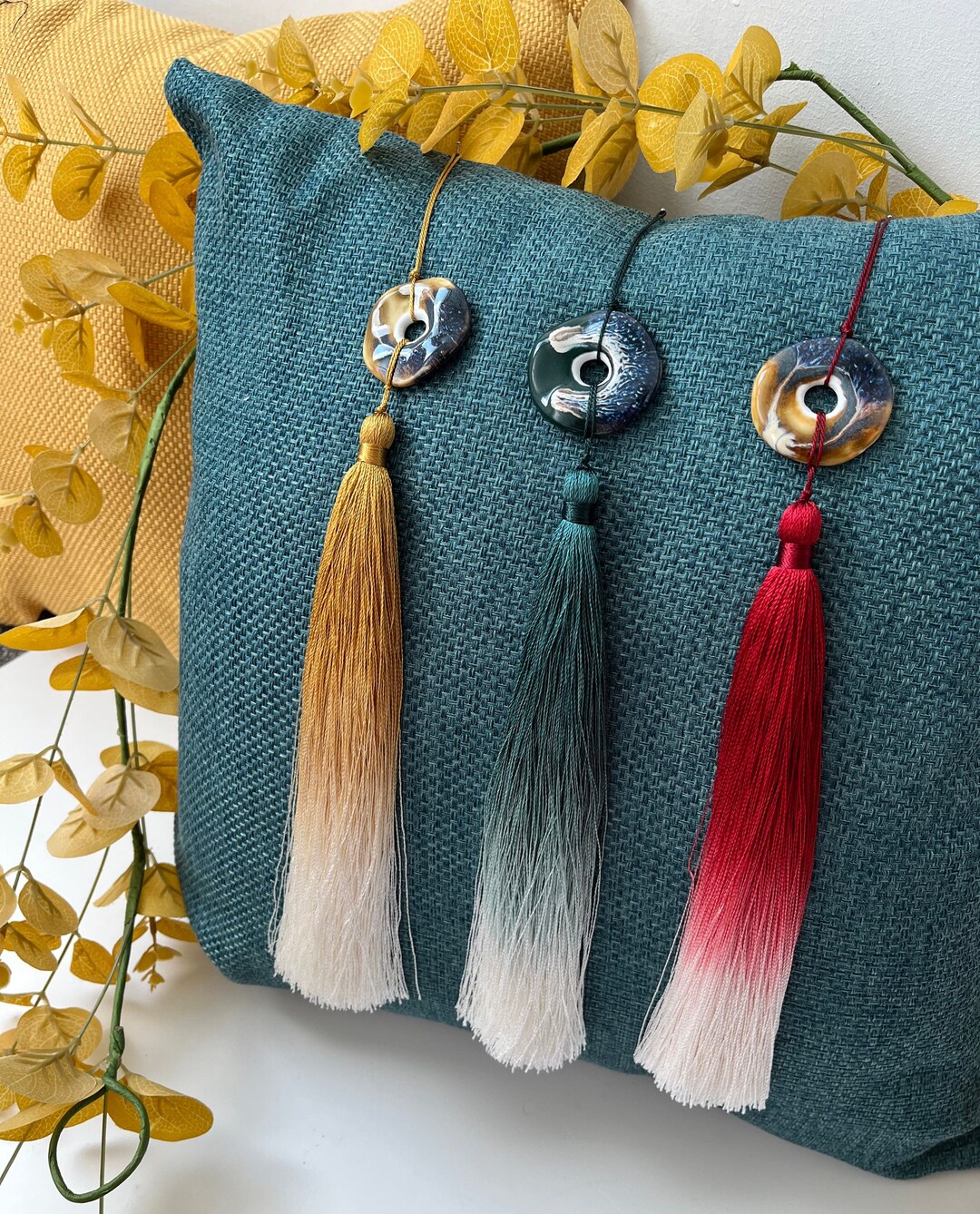 Bali Koko Dip Dye Key Tassel - Etsy