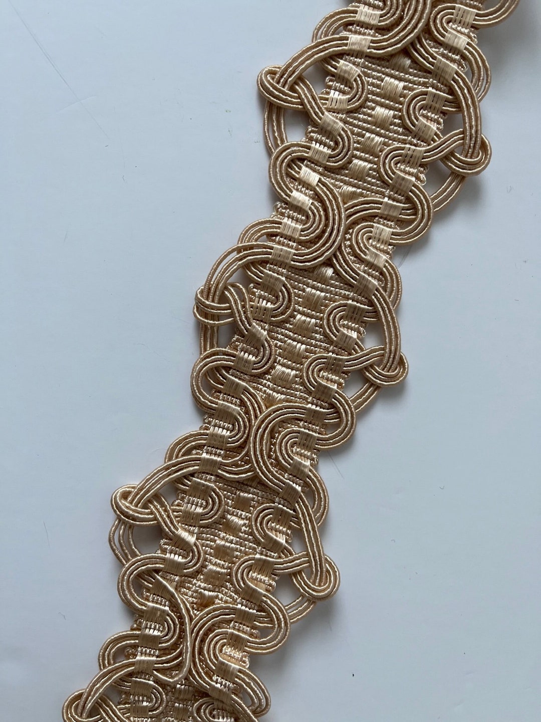 Vintage Elaborate Handwoven Gimp Border 7cms Wide - Etsy