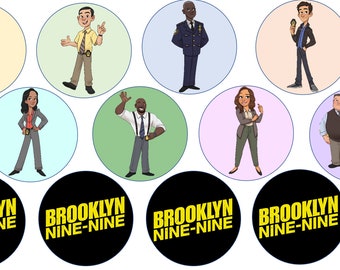 Cake Toppers & Picks Personalised Brooklyn 99 Inspired Cake Topper ...