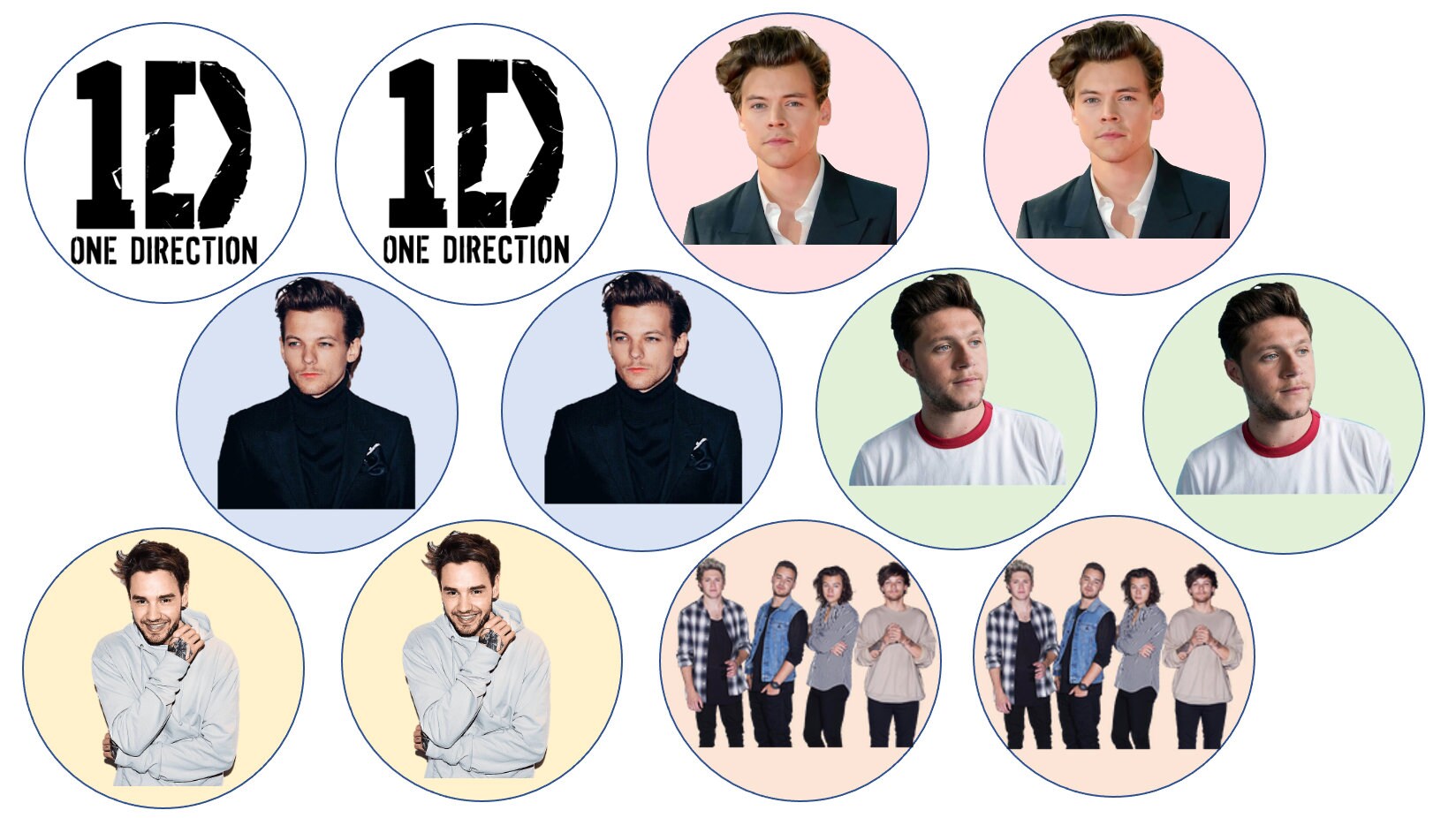 One Direction Cupcake Ideas