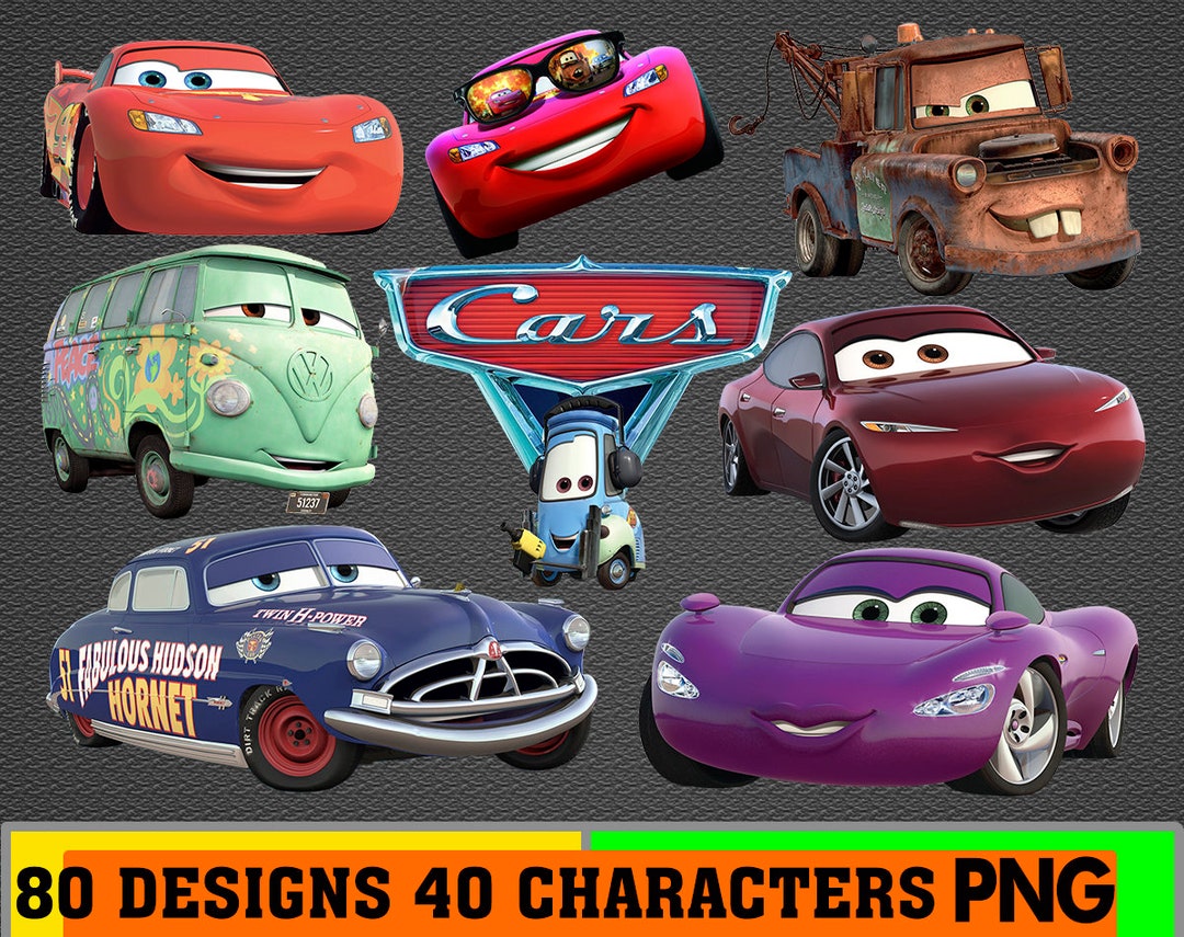 80 Cars Files for Designs PNG Clipart Bundle PNG Bundle for Cricut ...
