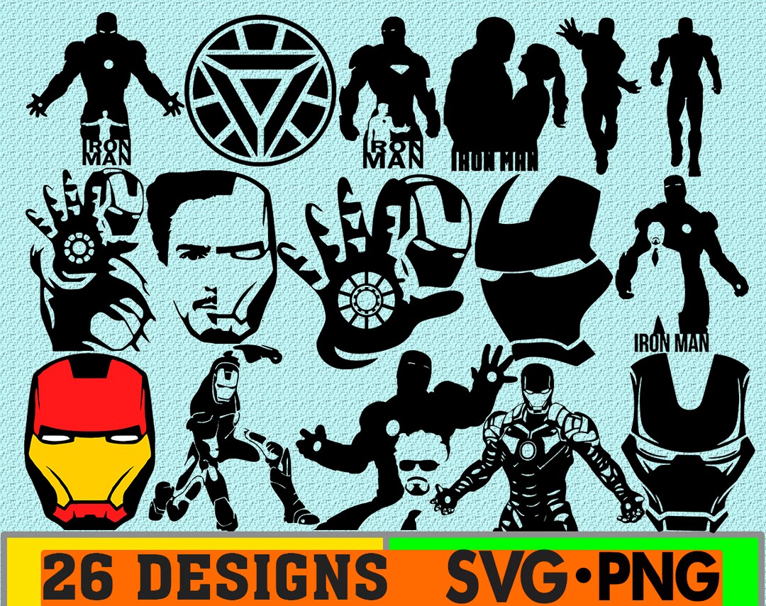 Movie Hero SVG PNG Superhero Clipart Bundle Svg PNG Bundle for Cricut ...