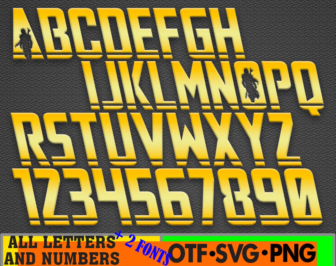 Font Movie Letters and Numbers SVG PNG Clipart Bundle Svg PNG Bundle ...