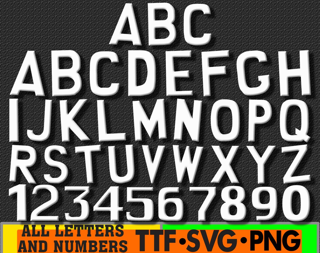 Font Cartoon Letters SVG PNG Clipart Bundle Svg Png Cut File for Cricut ...