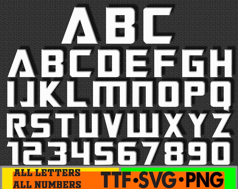 Font Movie Letters Numbers SVG PNG Robots Clipart Bundle Svg Png Bundle ...