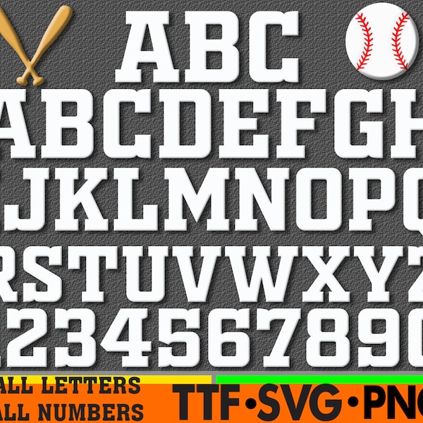 Baseball Alphabet - Etsy