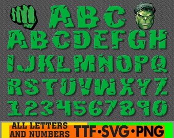 Hulk Svg | Etsy