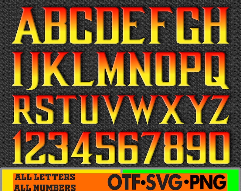 Font Game Letters and Numbers SVG PNG Clipart Bundle Svg PNG Bundle for ...