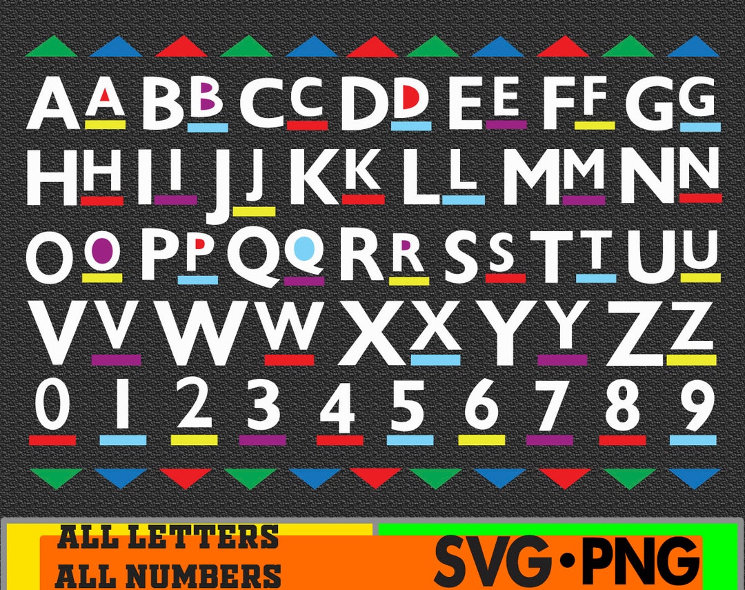 African FONT SVG Tv Show Silhouette Cut File for Cutting Machine ...