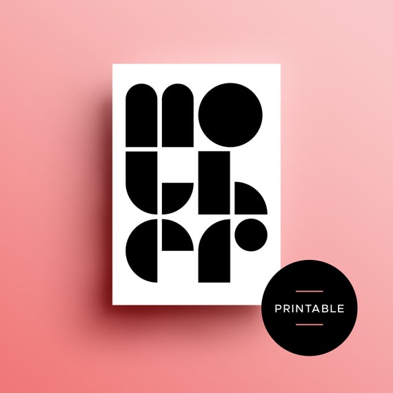 Printable Mother Poster Digital Download - Etsy