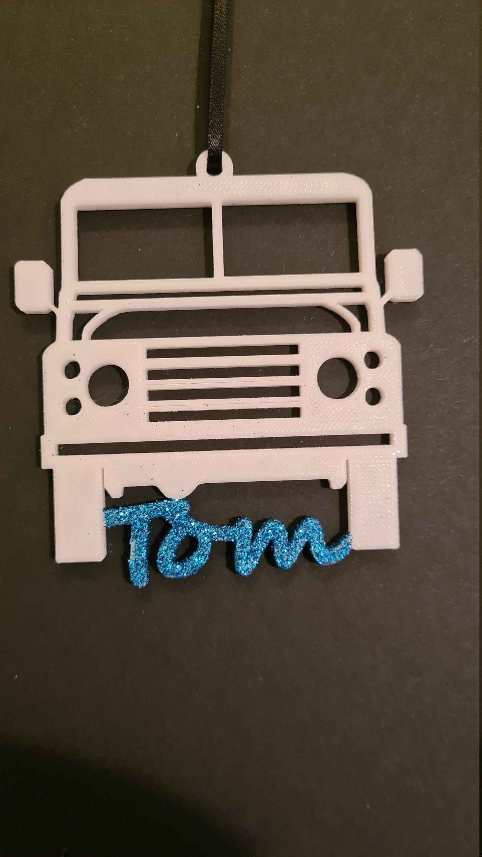 Custom Personalised Land Rover Christmas Decoration/bauble Colour ...