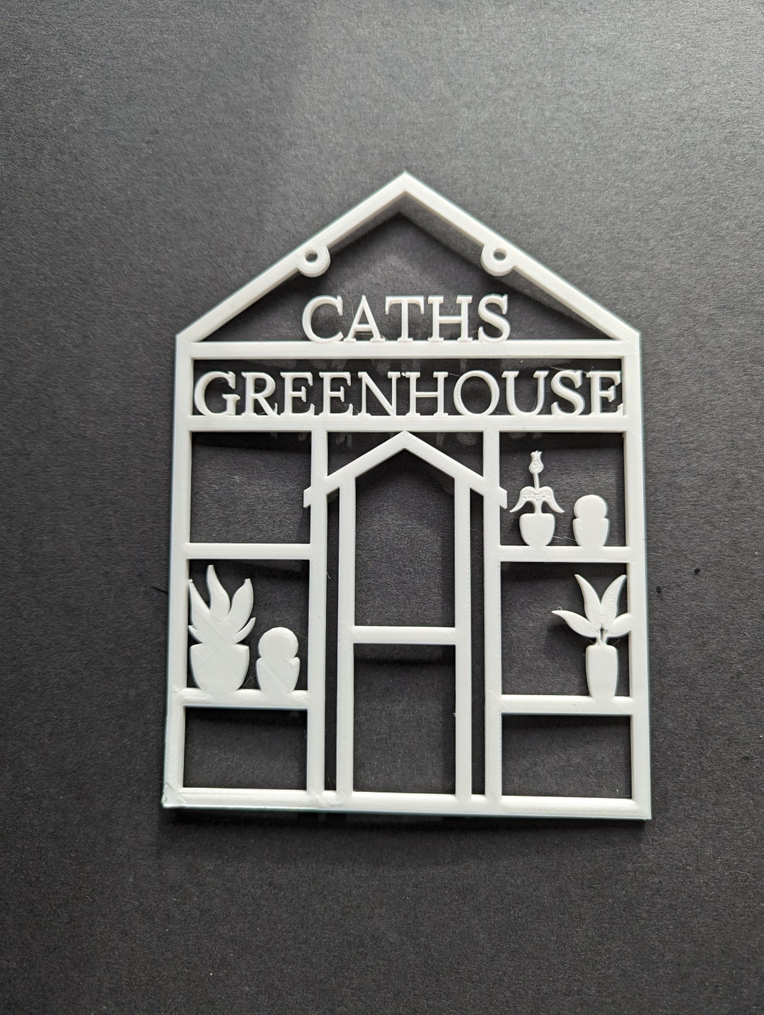 Personalised Greenhouse Sign, Custom Garden Sign, Gardener Gift, 3D ...
