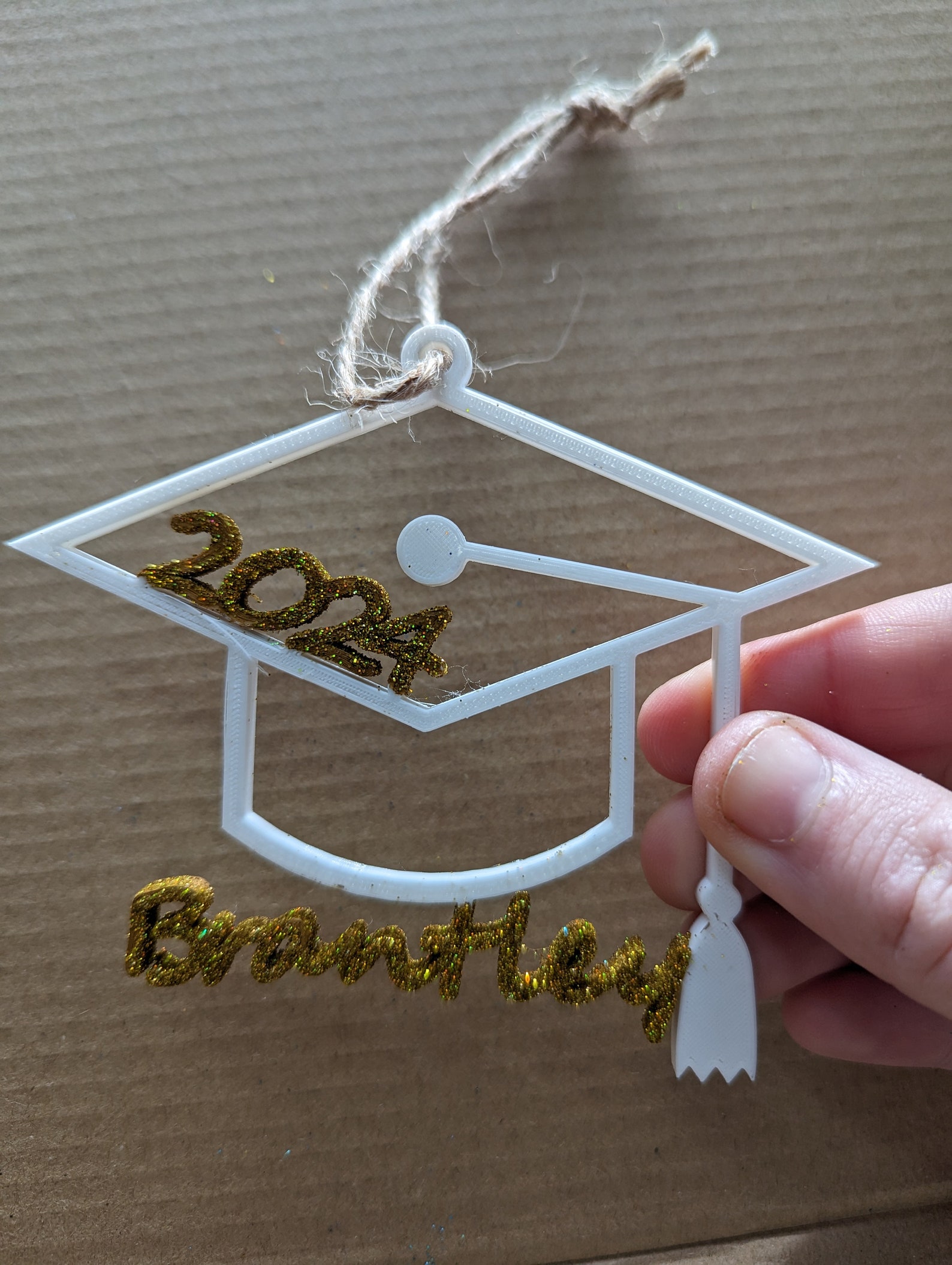 Personalised Graduation Decoration, Custom Colour 3D Print, Graduation ...