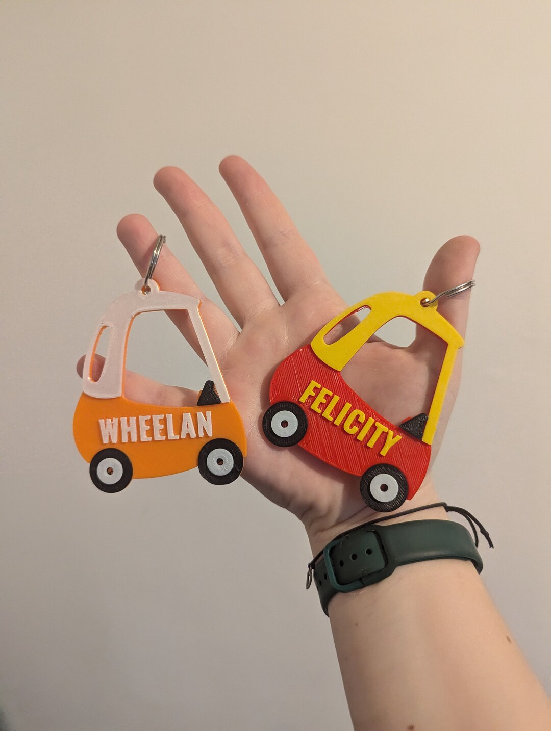 Personalised Little Tikes Inspired Keyring, Personalised Keychain ...