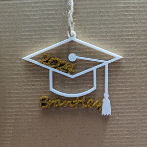 Personalised Graduation Decoration, Custom Colour 3D Print, Graduation ...