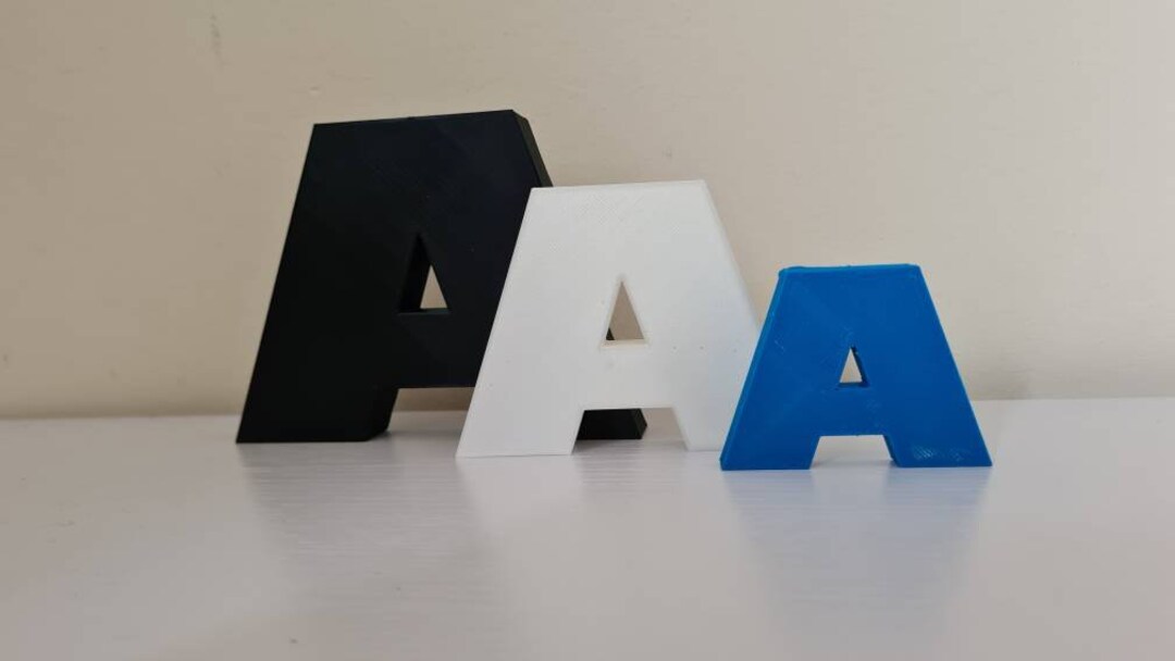 Free Standing 3D Letters Various Sizes Various Colours - Etsy