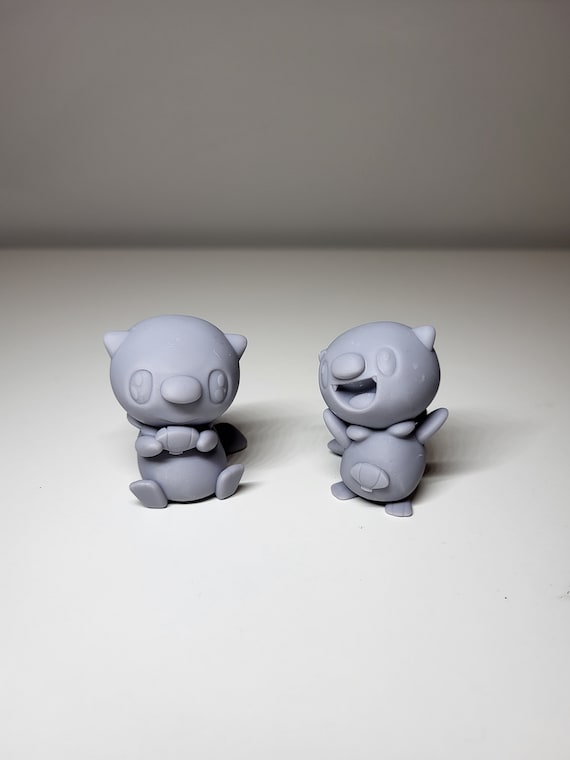 Oshawott Oshawott Pokemon Figure Solid Resin Unpainted - Etsy