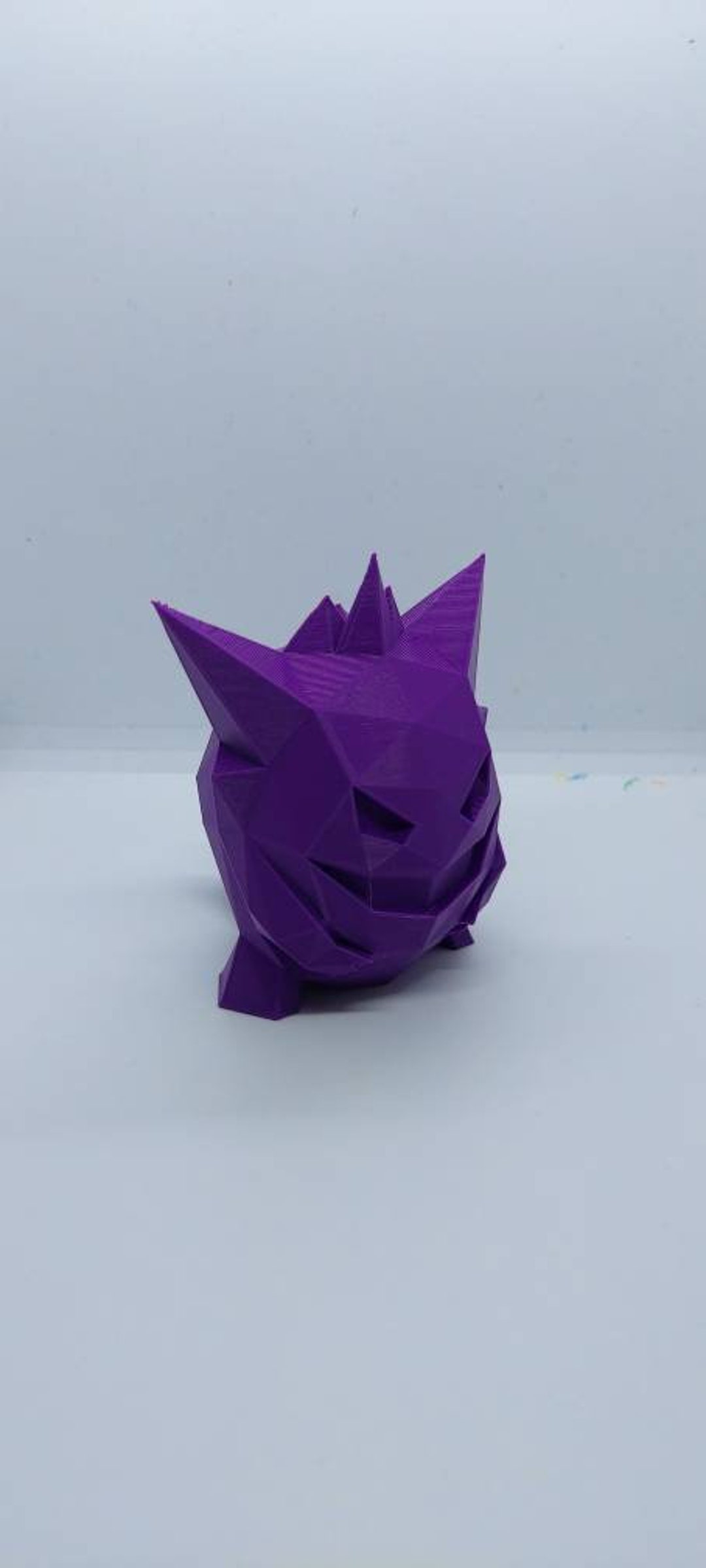 Gengar Figure 3D Printed Gengar Pokemon Swole, Low Poly - Etsy