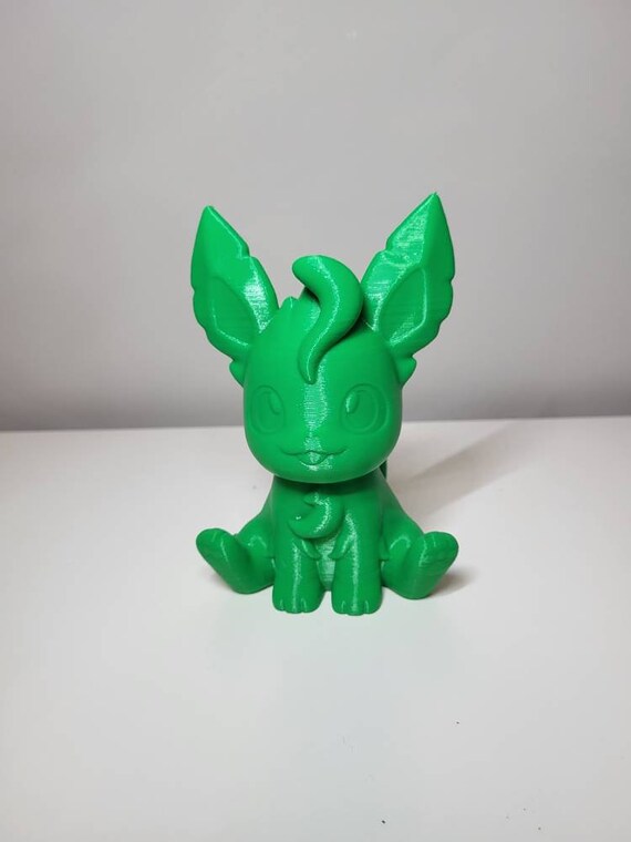 Leafeon Pokemon Figure Statue. 3D Printed Flareon. Chibi - Etsy