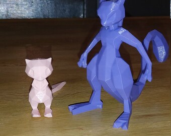 3d Printed Mewtwo - Etsy UK