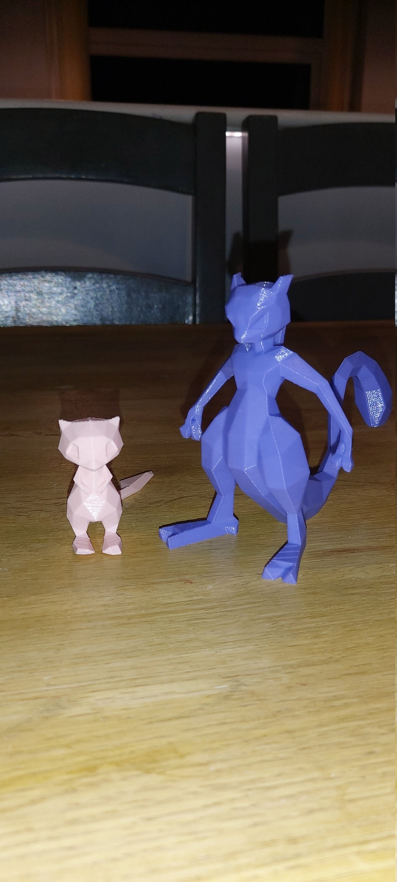 Mew Mewtwo Figure 3D Printed Mew & Mewtwo Pokemon Swole - Etsy Australia