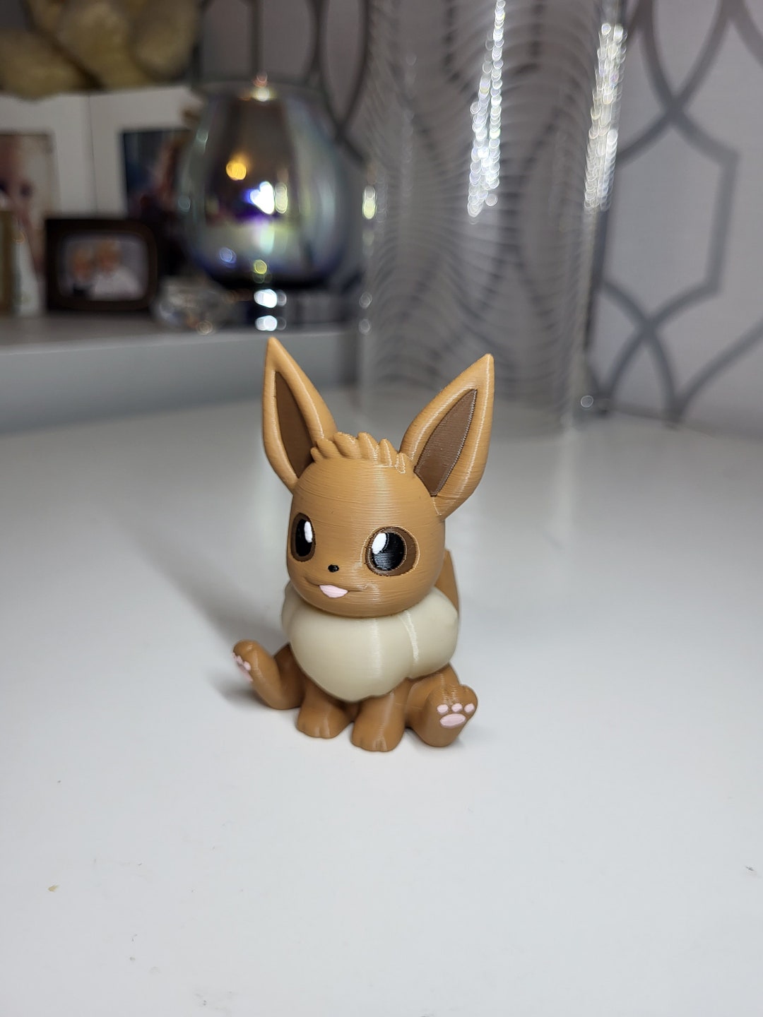 Eevee Figure. Pokemon Figure Full Colour 3D Printed Eevee. Pokemon ...